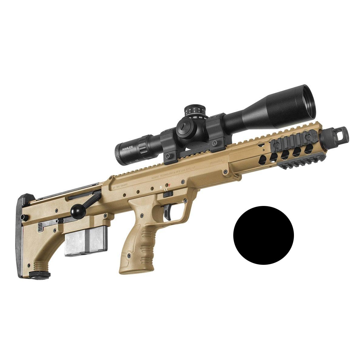 SRS-A1 Covert .308 Win 16" BLK/BLK Desert Tech - Terrang Armurerie